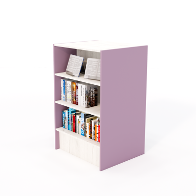 Apollo double sided bookshelf - Peters